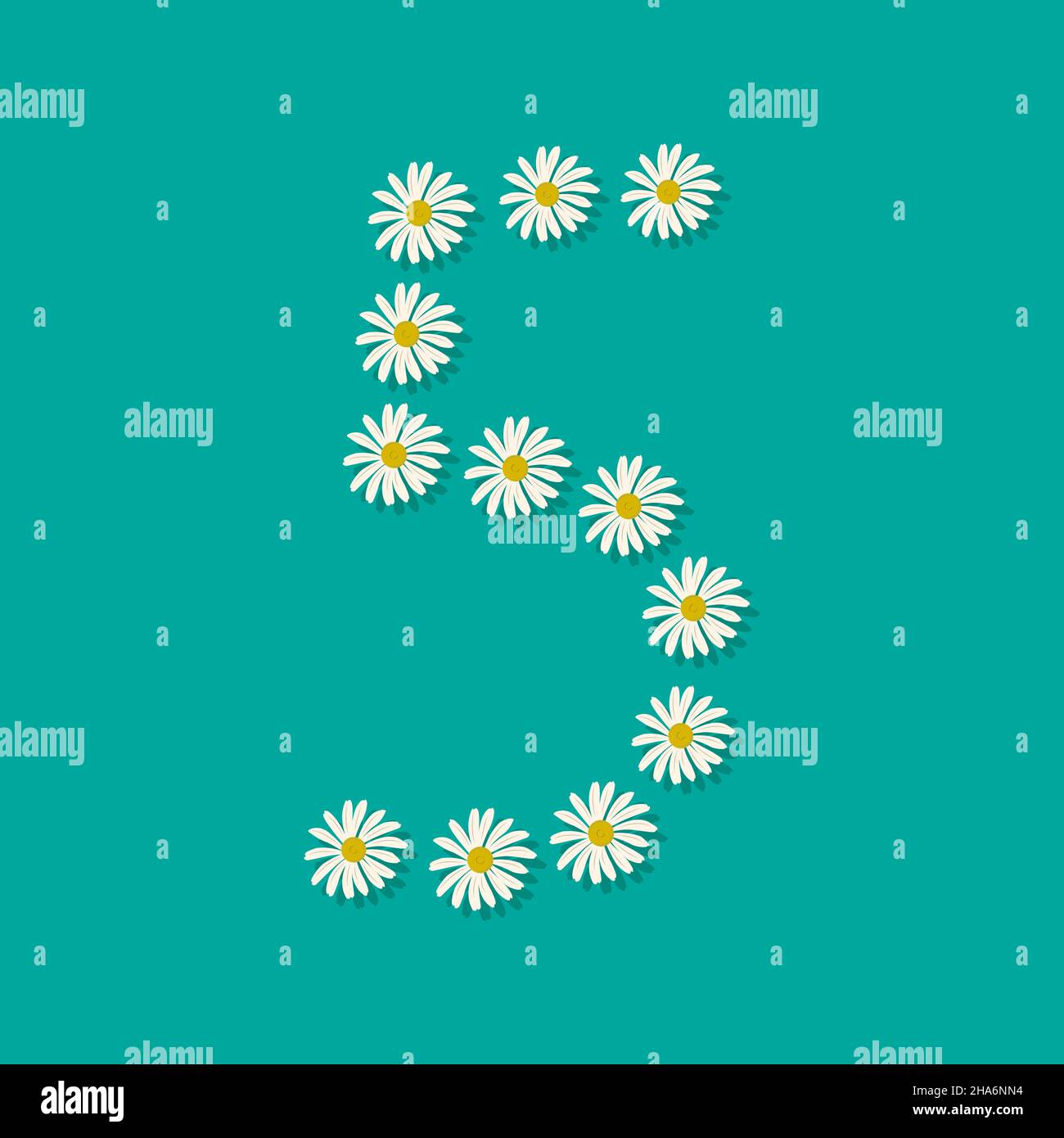 5 flower Stock Vector Images - Alamy