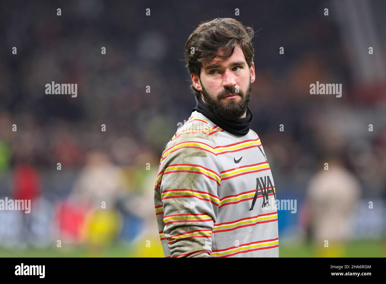 Italy. 7th Dec, 2021. Italy, Milan, dec 7 2021: Alisson Becker ...