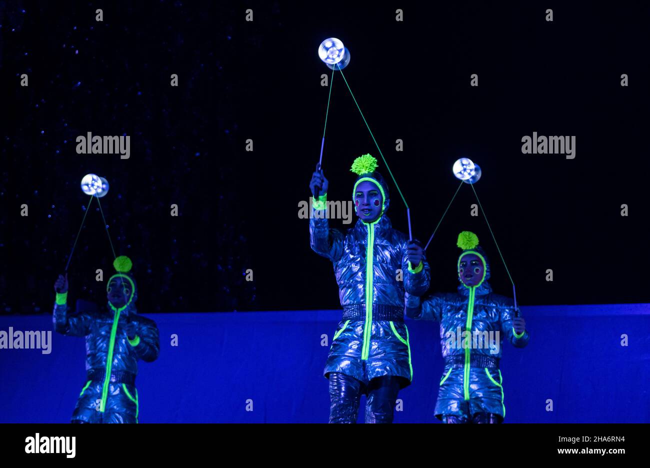 New York, NY - December 9, 2021: Ming-En Chen, Tsung-Ying Lin, Liao Shuo-En, Chia-Hao Yu perform ...