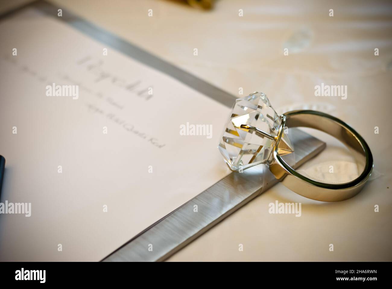 Wedding ring details Stock Photo - Alamy