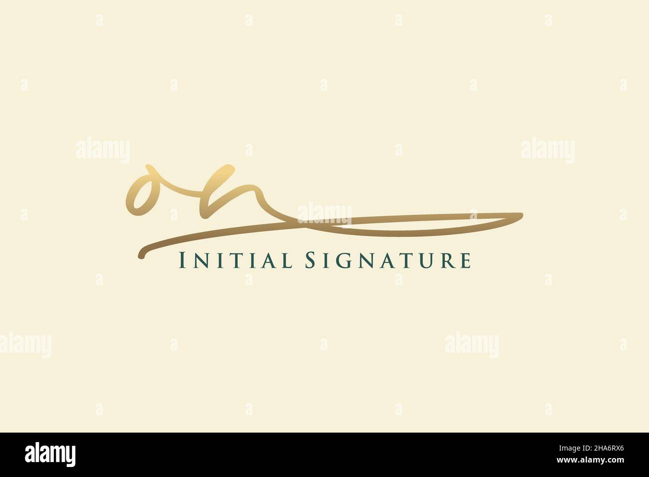 Line letter logo on Stock Vector Images - Alamy