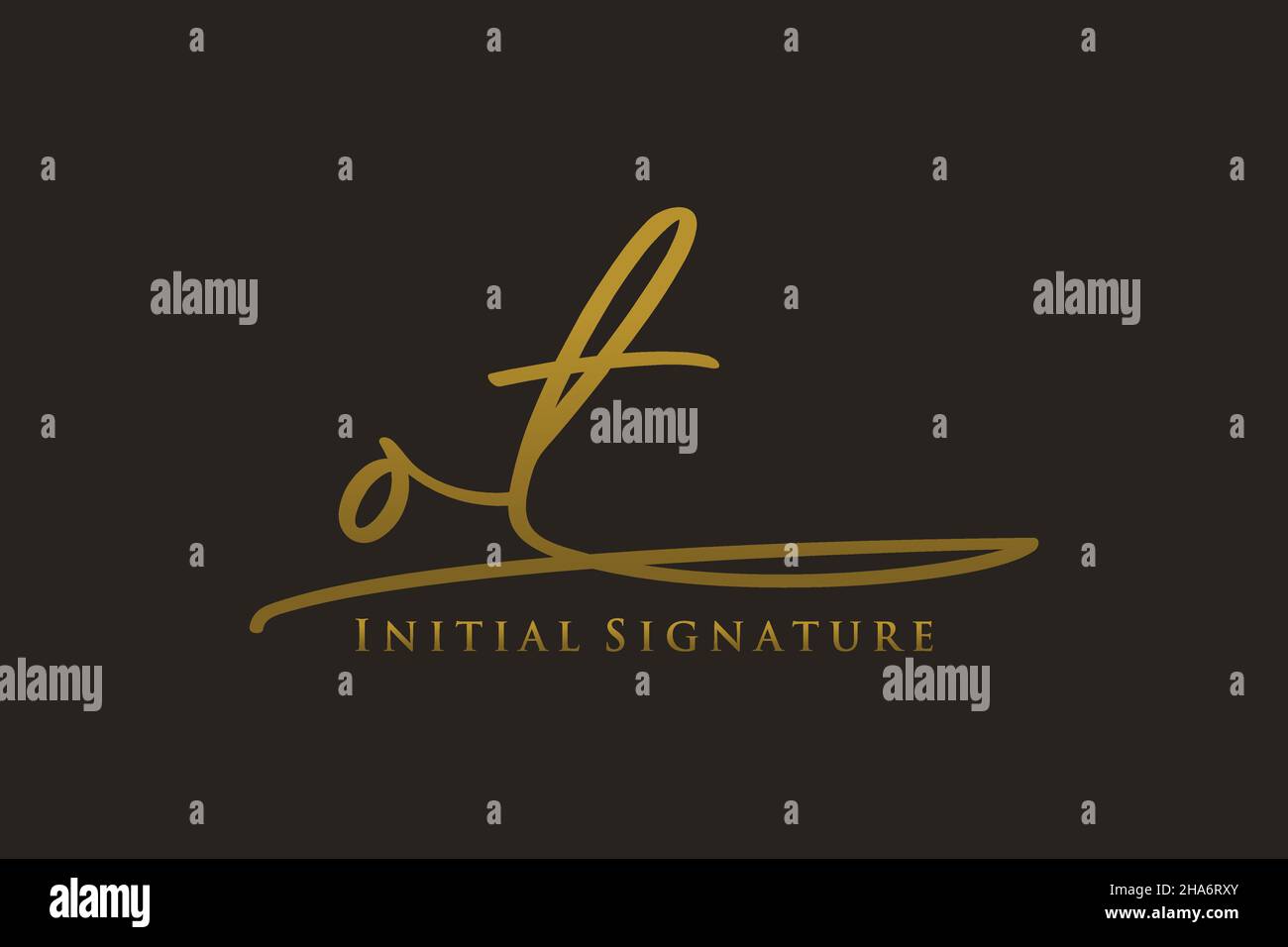 OT Letter Signature Logo Template elegant design logo. Hand drawn ...