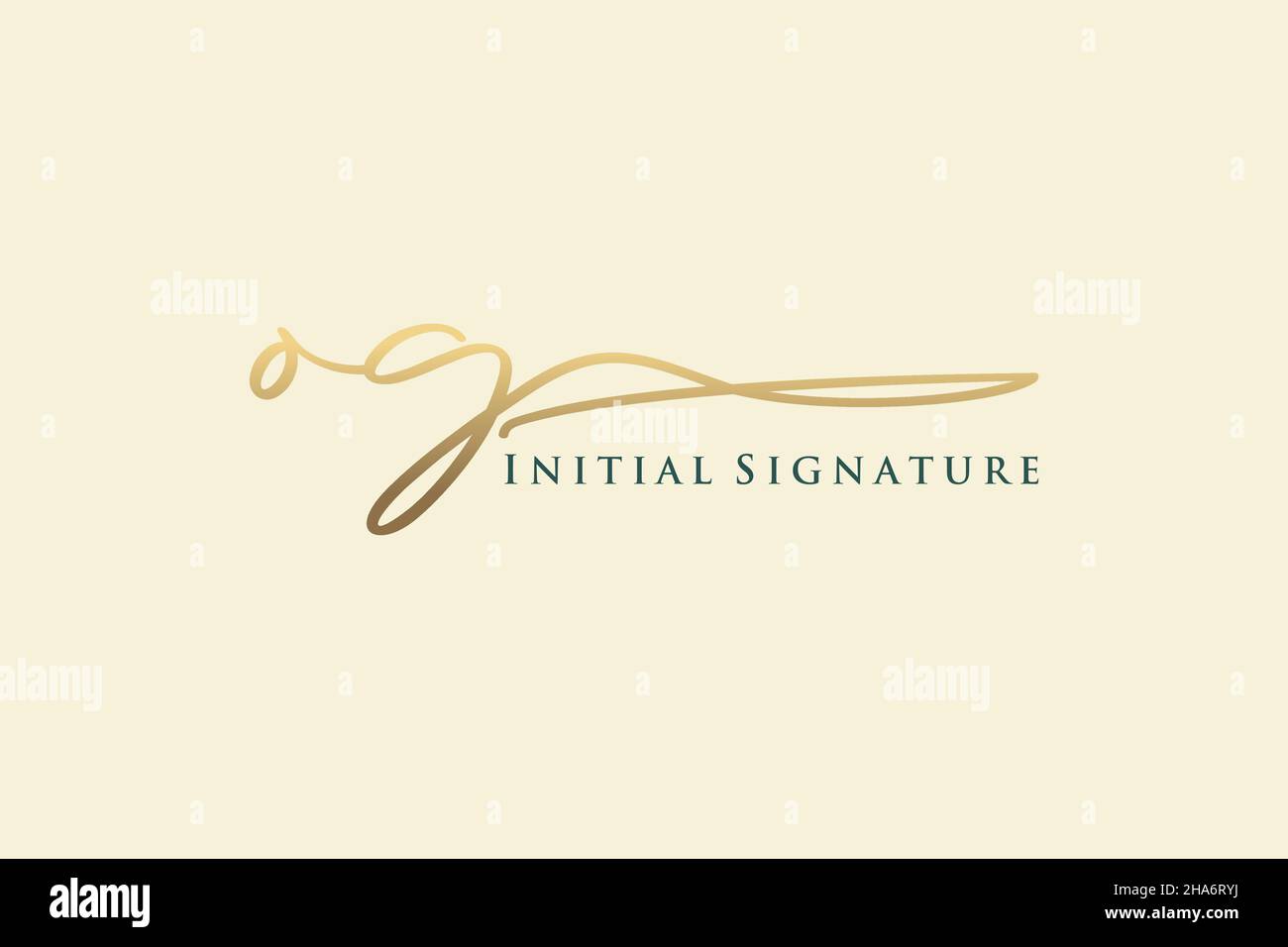 OG Letter Signature Logo Template elegant design logo. Hand drawn ...
