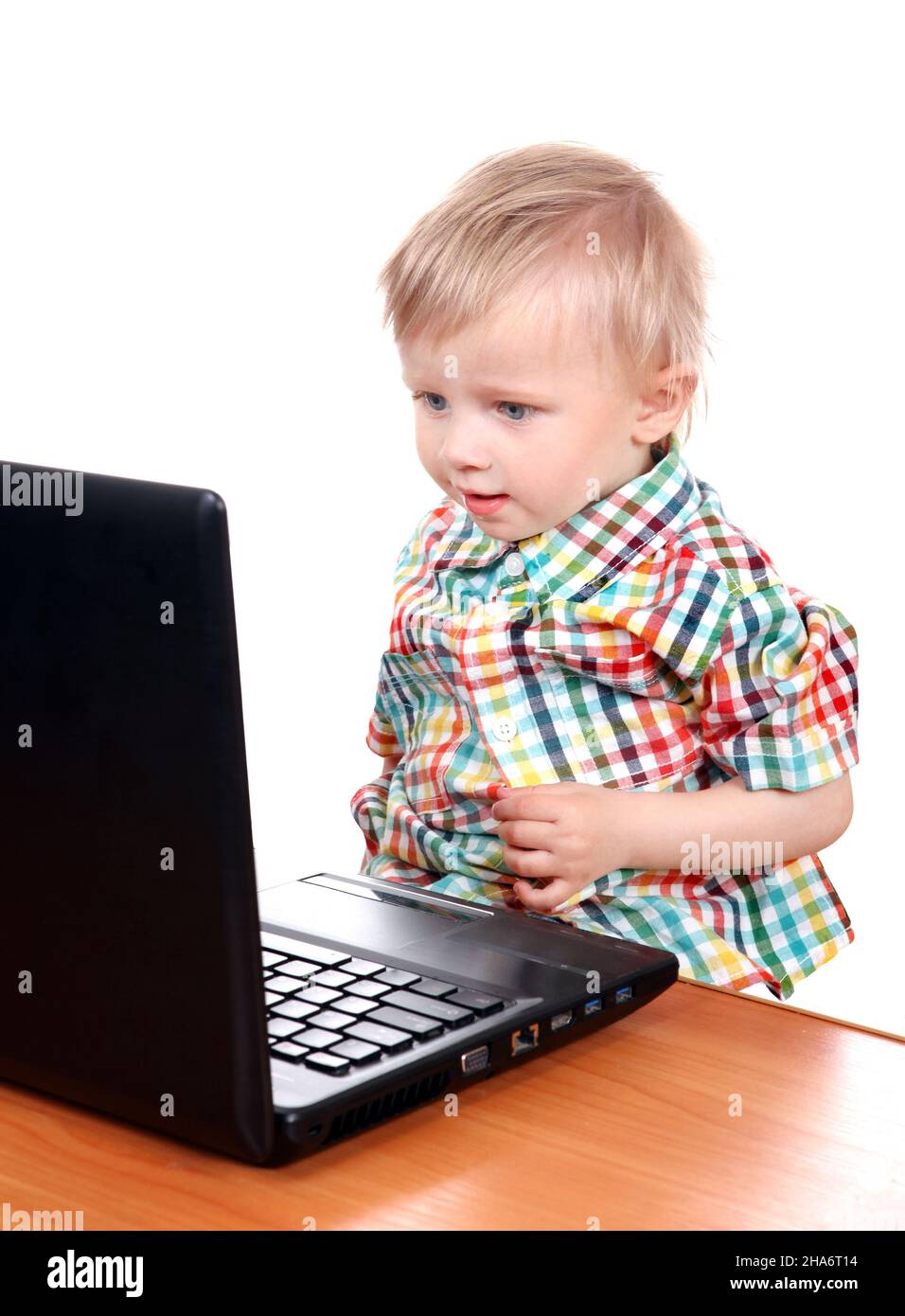 Surprised baby boy hi-res stock photography and images - Alamy