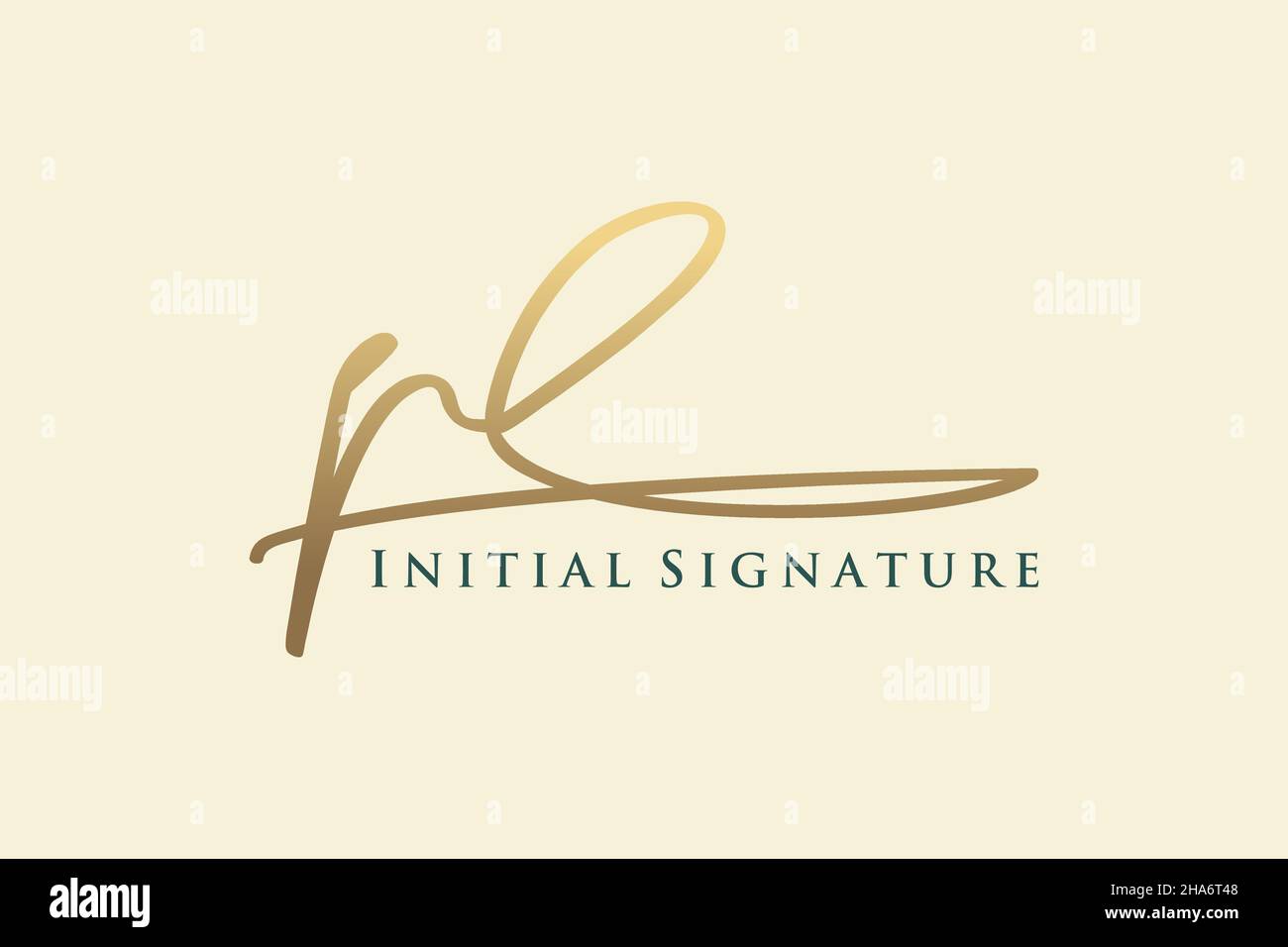 PL Letter Signature Logo Template elegant design logo. Hand drawn ...