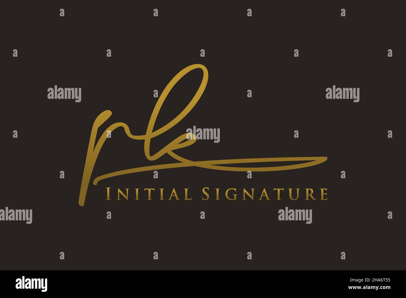 PK Letter Signature Logo Template elegant design logo. Hand drawn ...