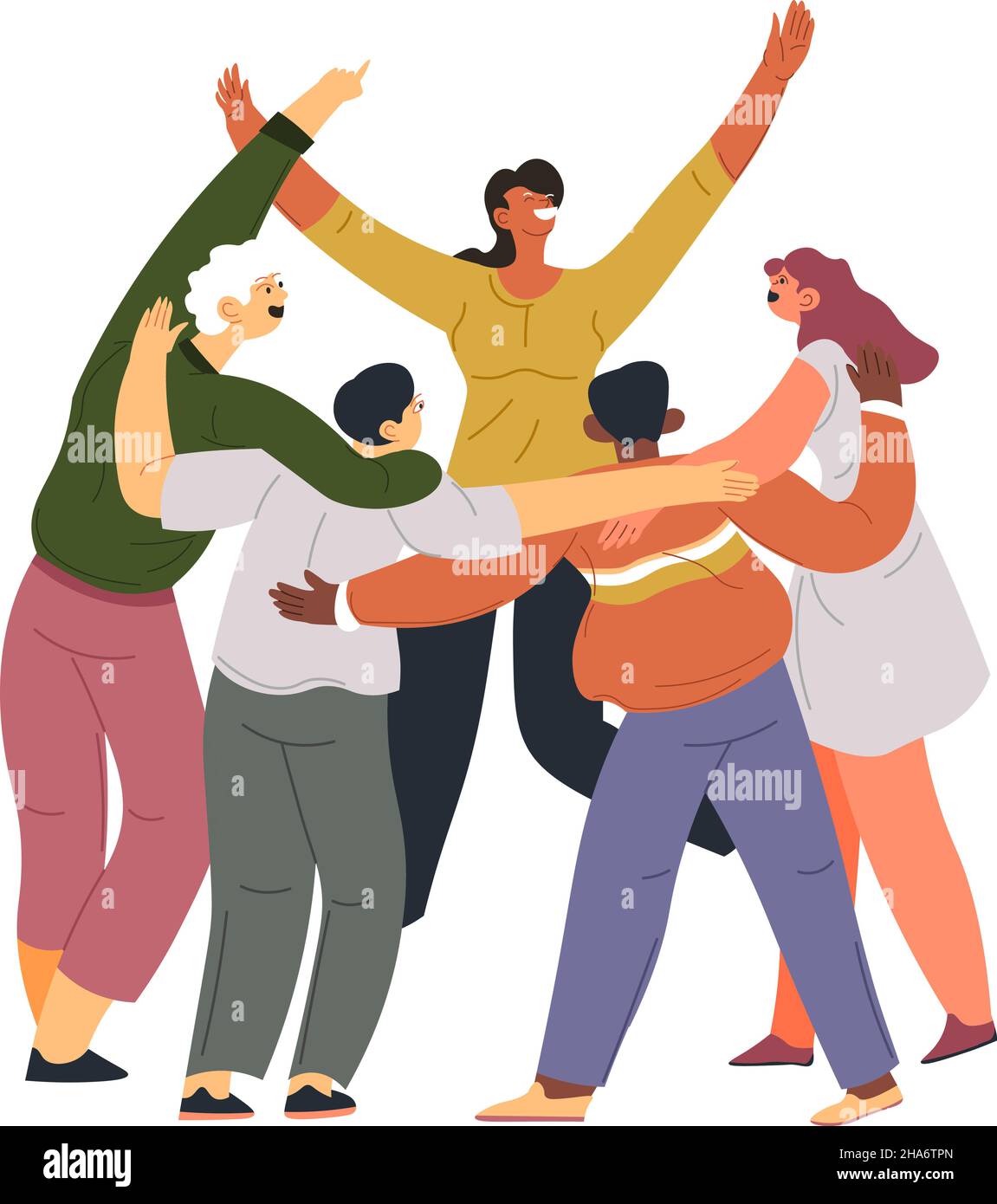 Women friendship close Stock Vector Images - Alamy