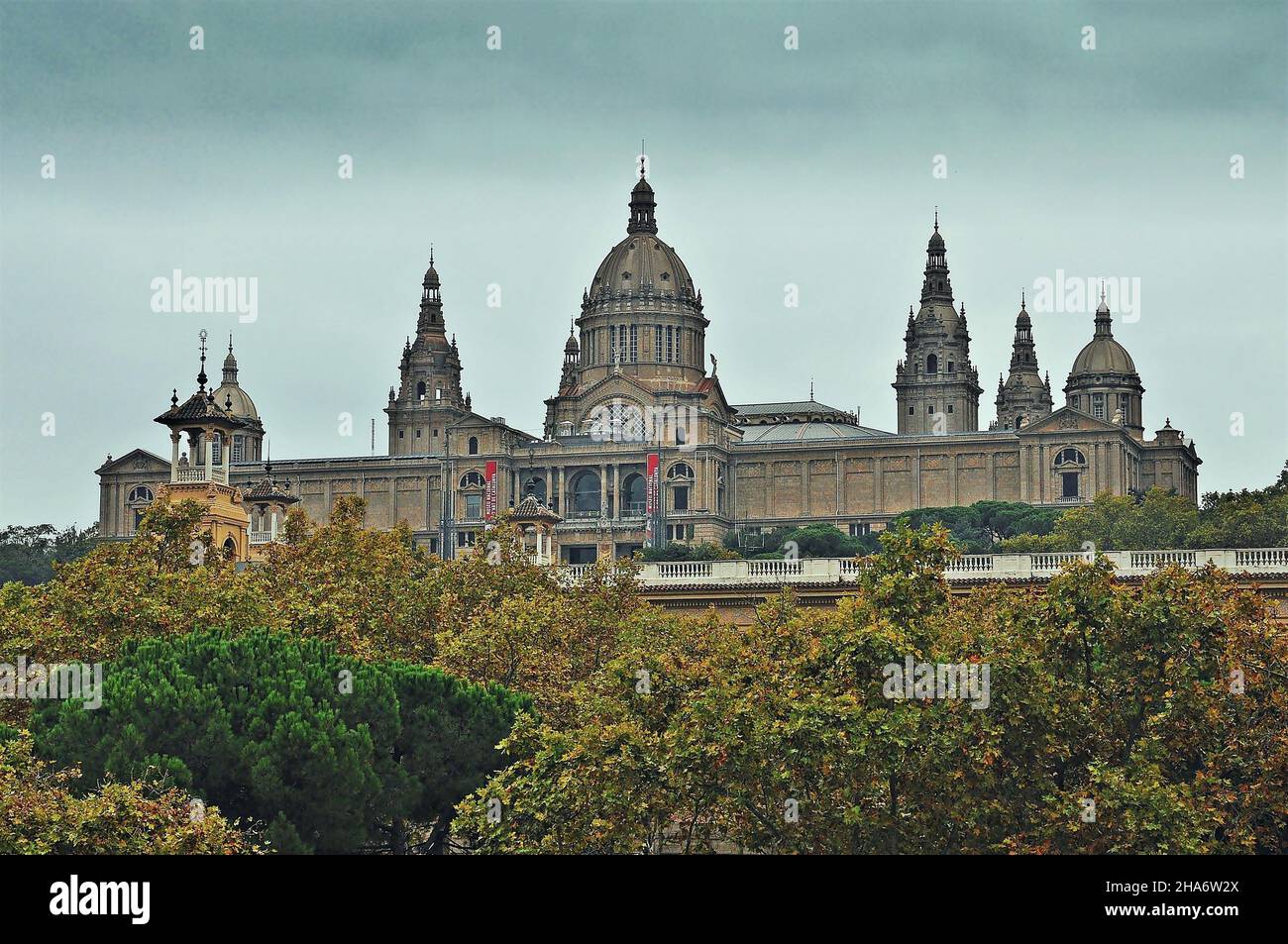 National Museum of Art of Catalonia-MNAC of Barcelona, Catalonia, Spain ...