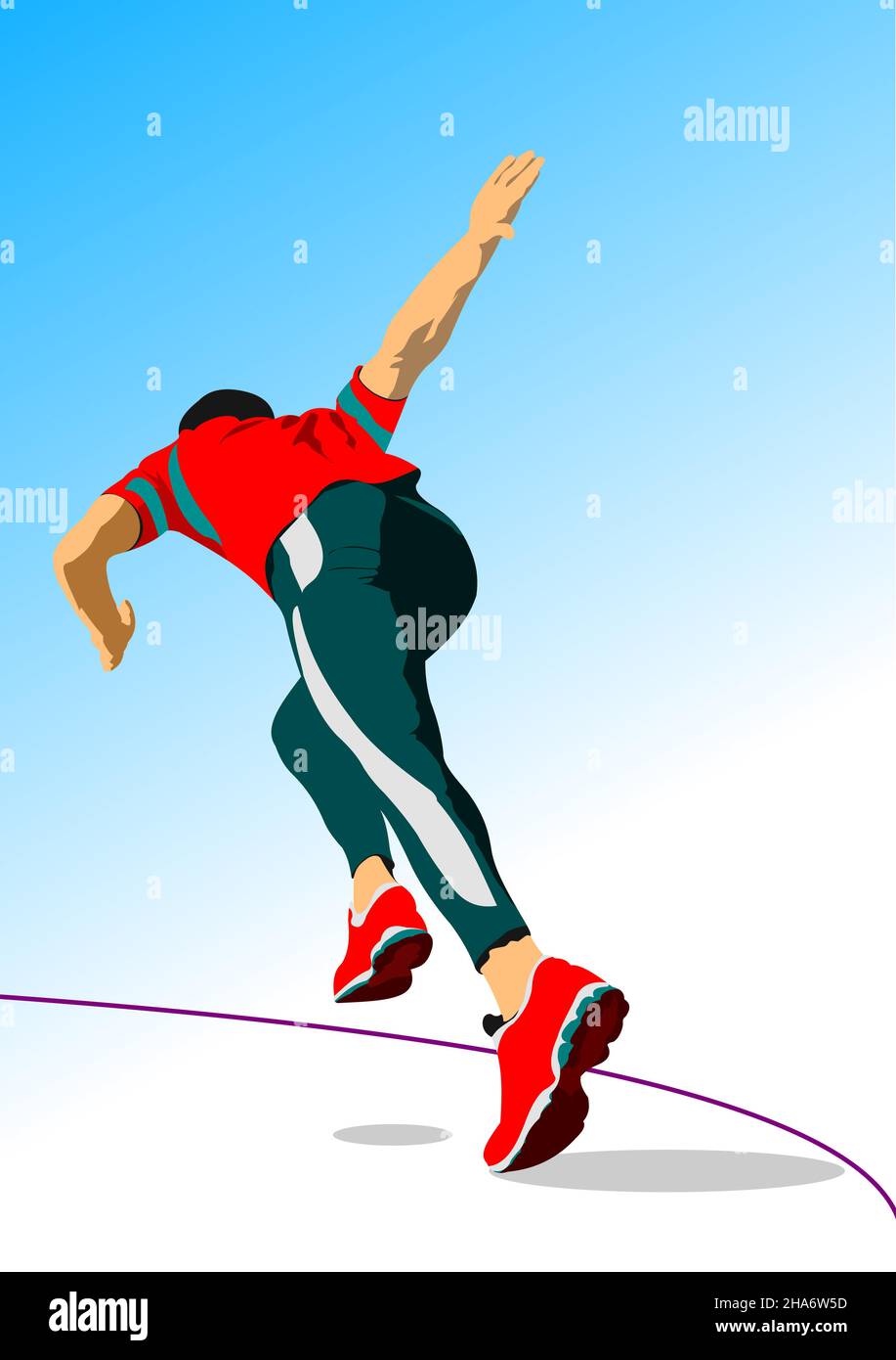 3d body running not anatomy Stock Vector Images - Alamy