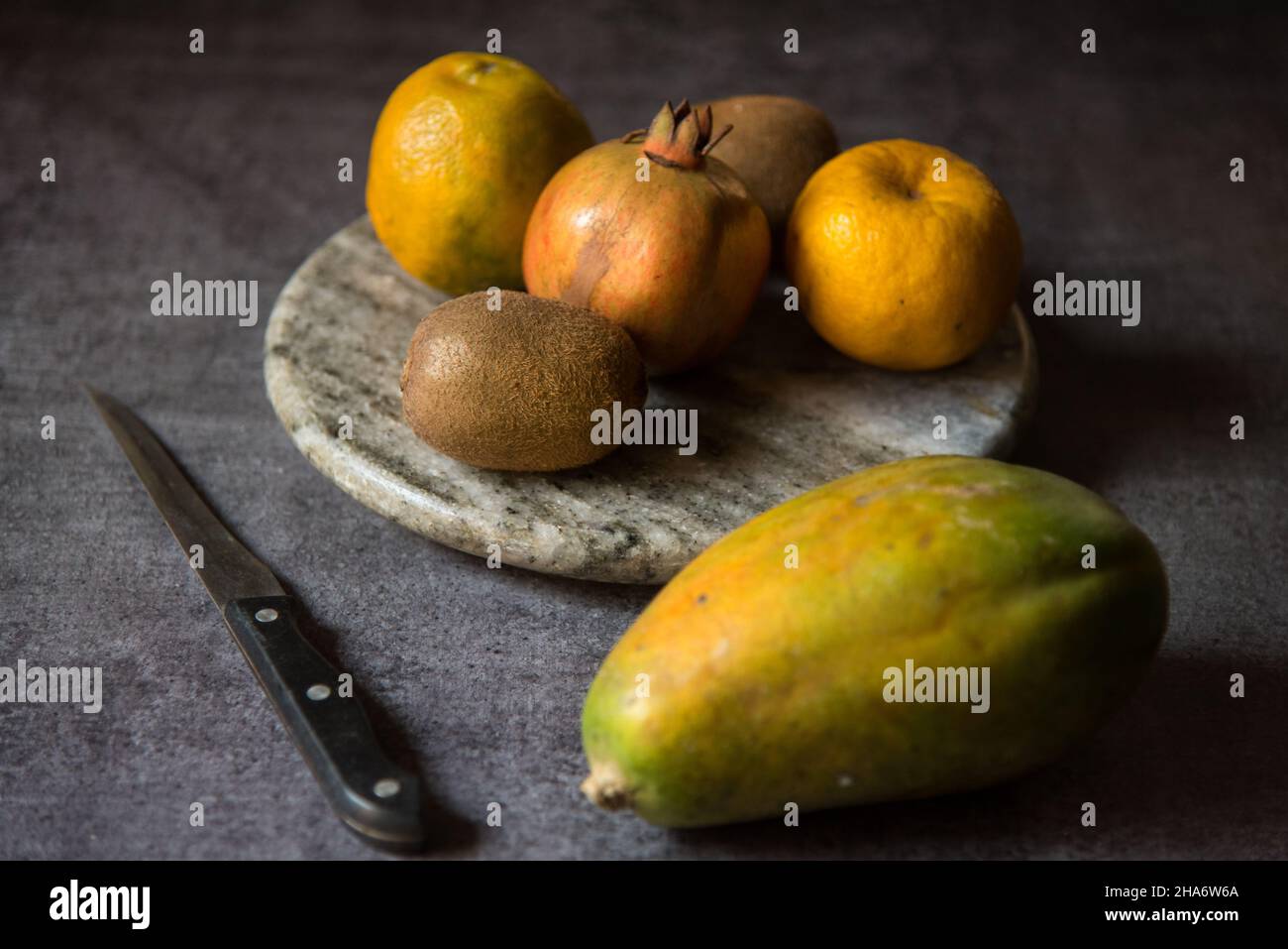 Fruits with use of selective focus Stock Photo - Alamy