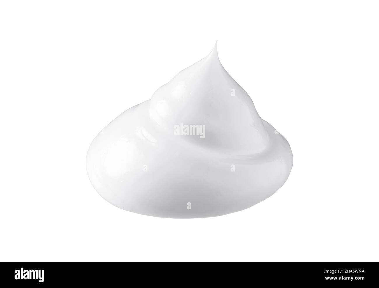 White cosmetic beauty cream swatches on white background. Skin care ...