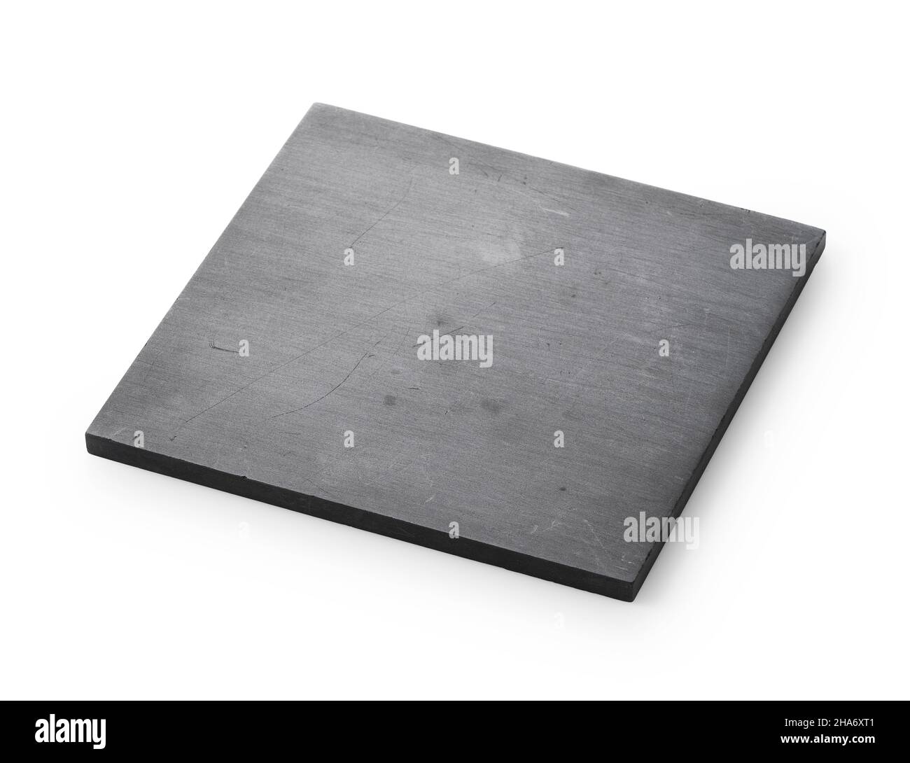 Carbon plate placed on a white background. Material photo Stock Photo ...