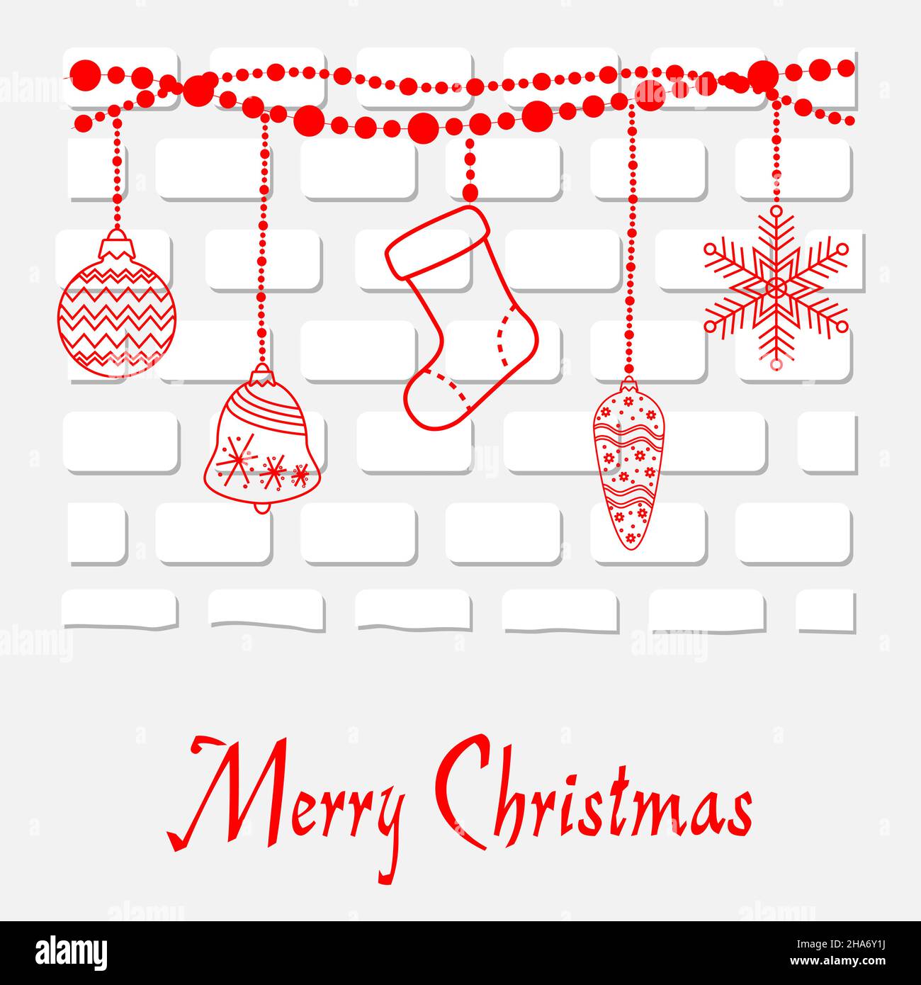 Decorative stone bricks background Stock Vector Images - Alamy