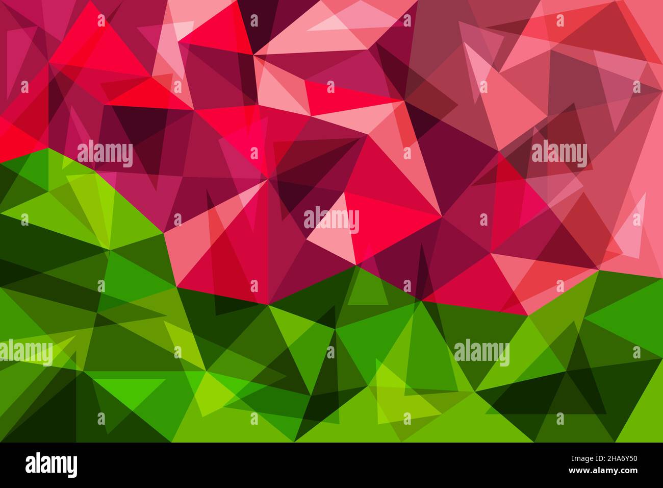 low poly background of red and green triangles Stock Vector Image & Art ...