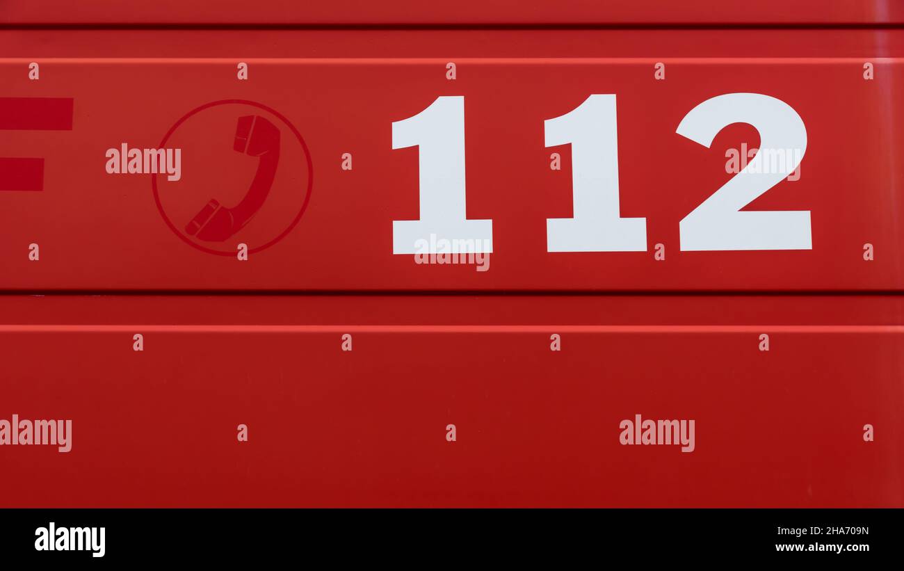 112 symbol hi-res stock photography and images - Alamy