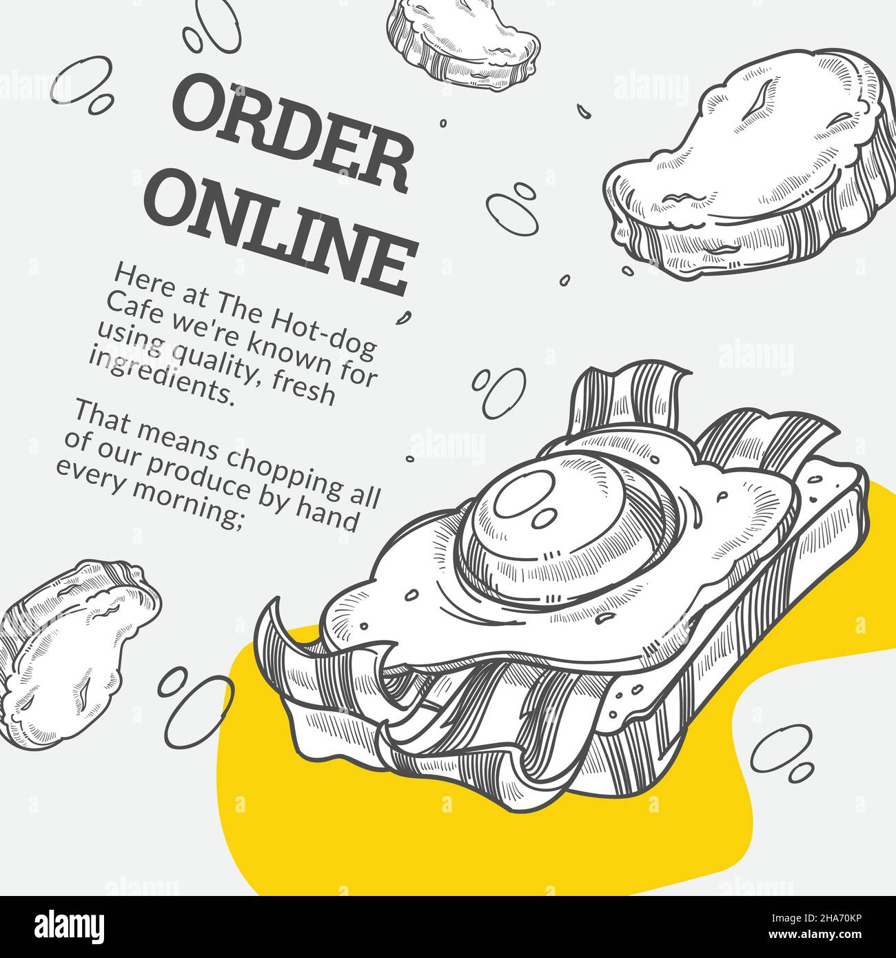 Food offering template hi-res stock photography and images - Alamy