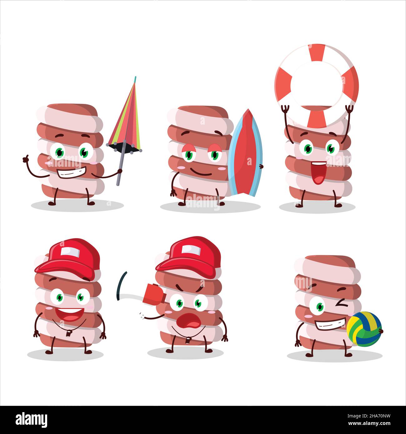 Floating marshmallows Stock Vector Images - Alamy