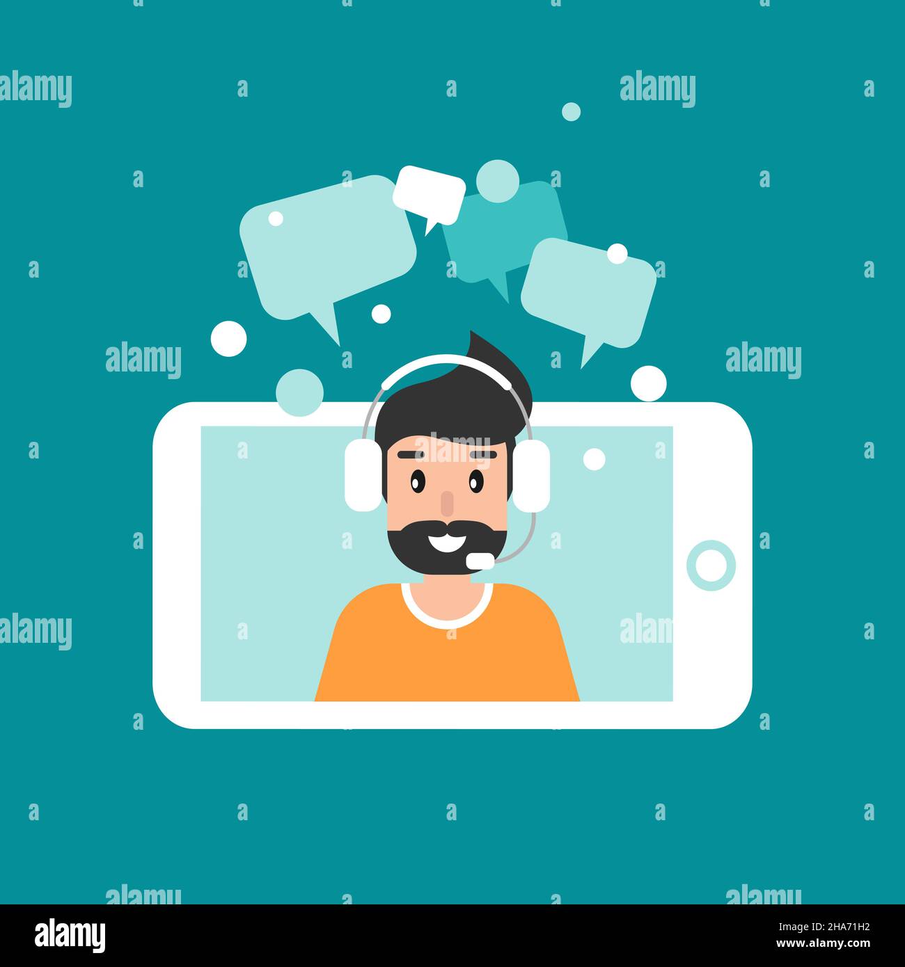 Mobile network operator Stock Vector Images - Alamy