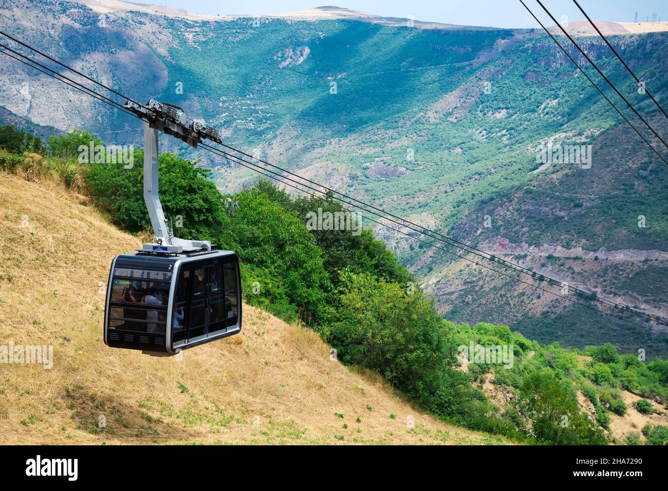Tatev, Armenia - July 18, 2021: View over Vorotan River Gorge from ...