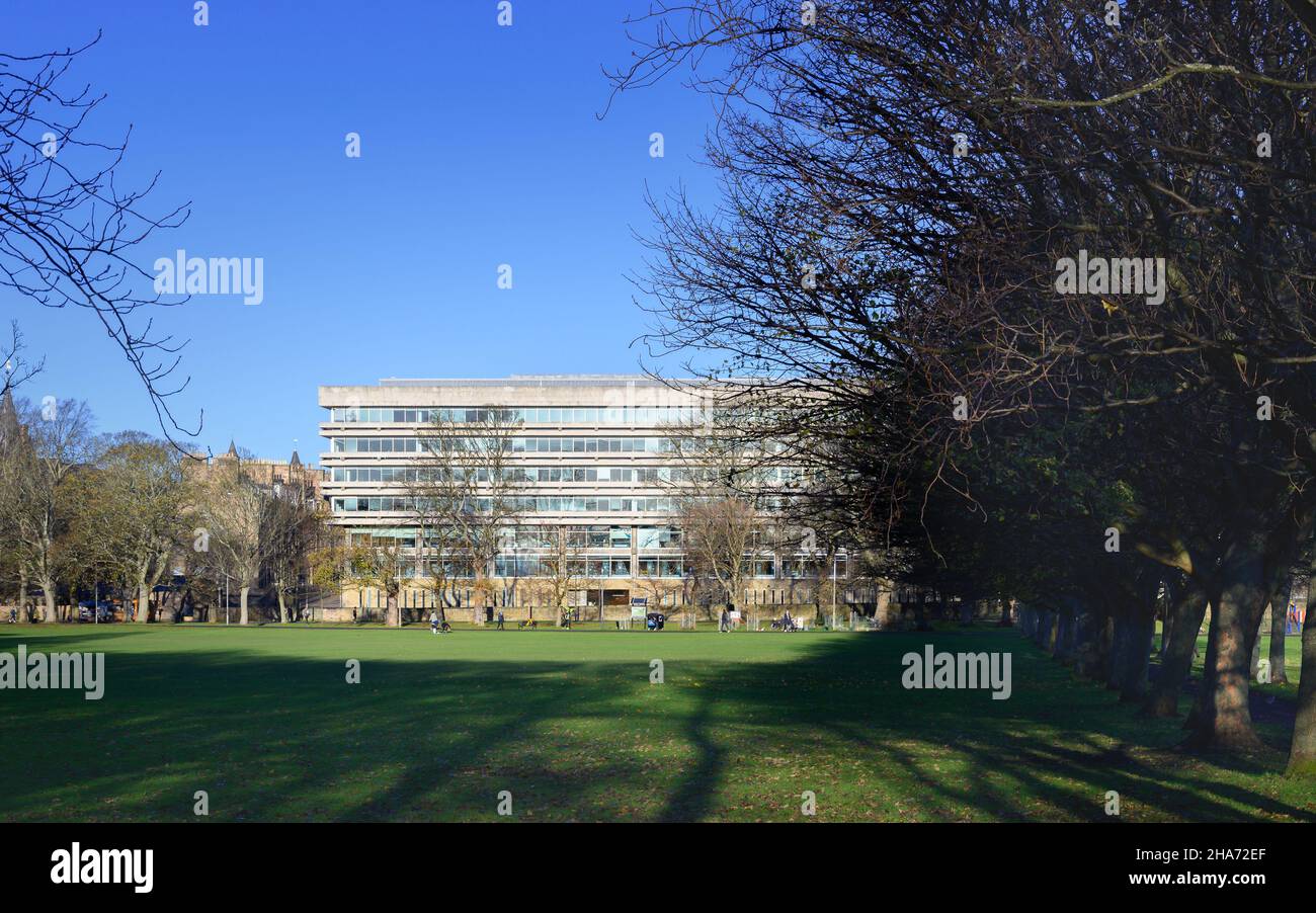 Edinburgh, Scotland, UK - Main library by Basil Spence, Ferguson ...