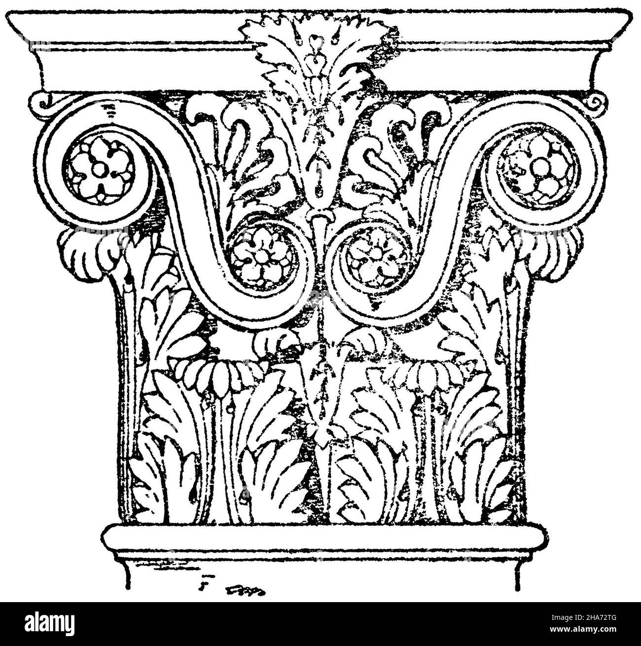 Roman-Corinthian pilaster capital from the Pantheon in Rome., , ML ... Roman-Corinthian pilaster capital from the Pantheon in Rome., , ML ...