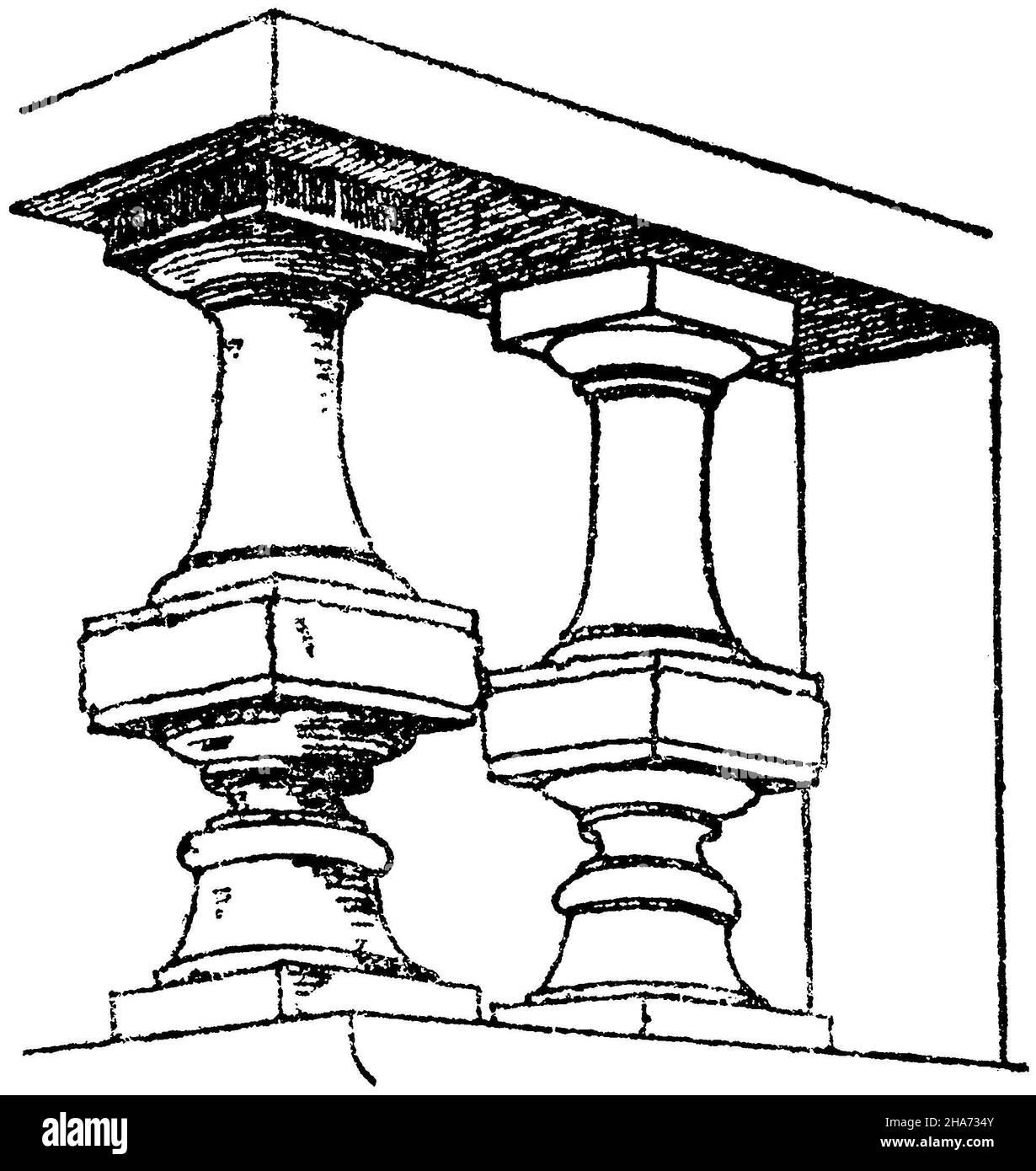 French docks. Architect Roux in Paris. 19th century., , ML (pattern ...