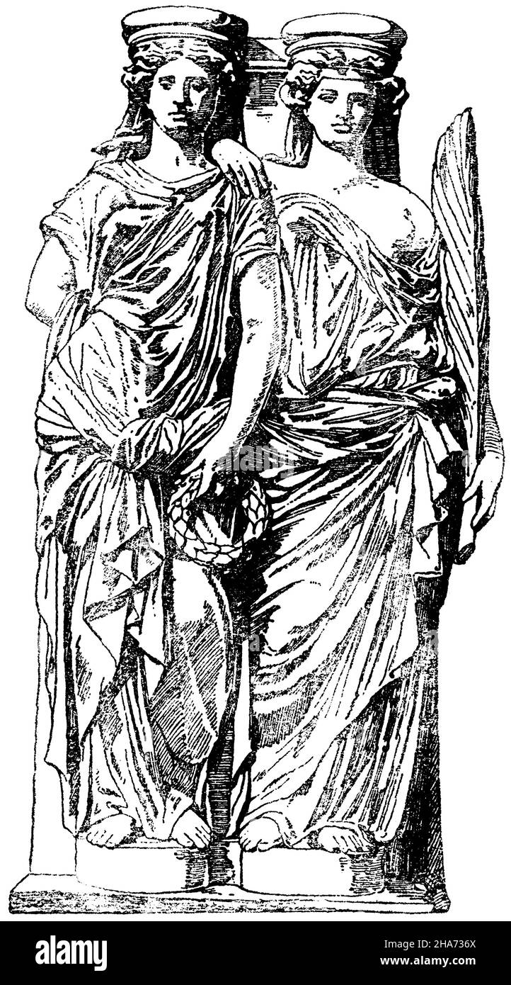 Two female figures hi-res stock photography and images - Alamy