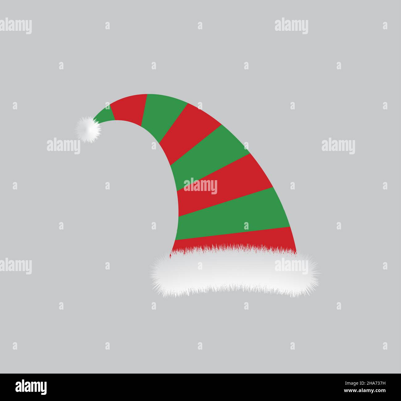 Colorful elf cap. vector illustration Stock Vector Image & Art - Alamy