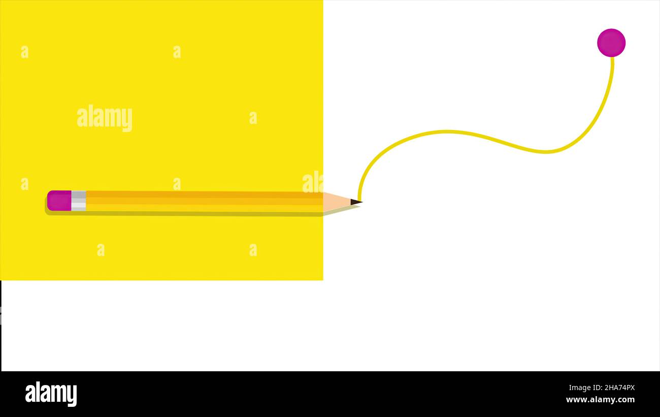 3d illustration - Minimal Art with copy space. Top view close up of ...