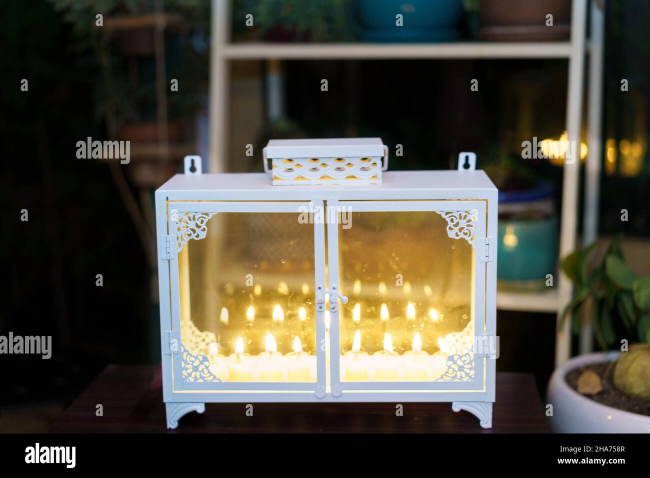 Lit menorah outdoor. Lighting menorah outside is actually a natural fit ...