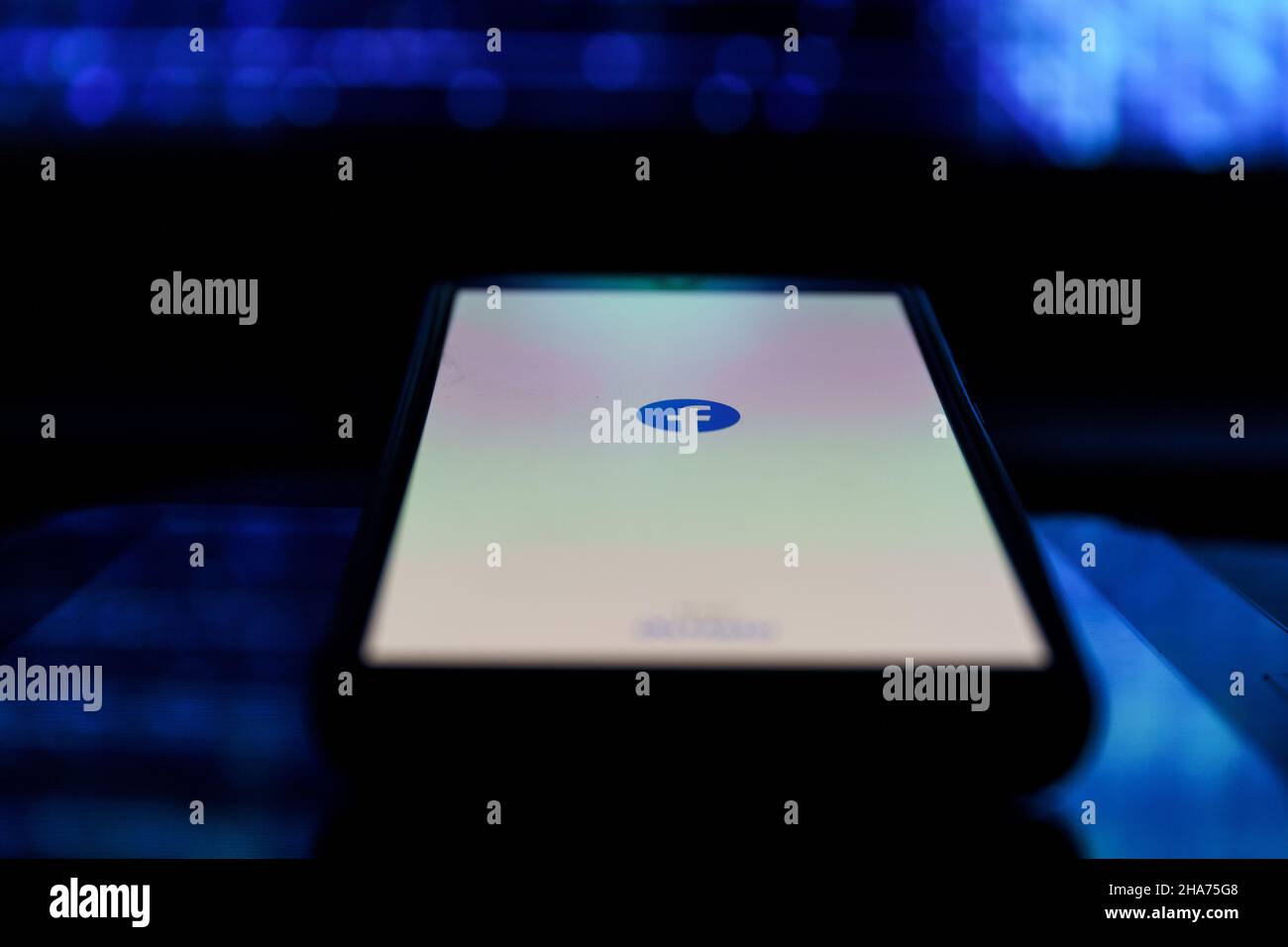 Meta logo on smartphone. Meta Platforms, Inc., doing business as Meta and formerly known as ...