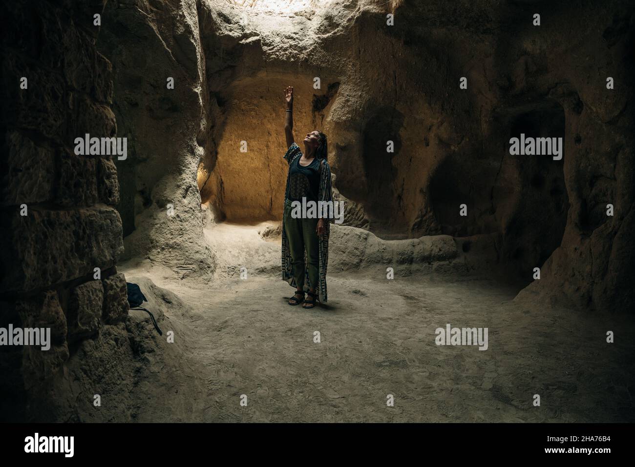 Underground city mazikoy mazi cappadocia hi-res stock photography and ...