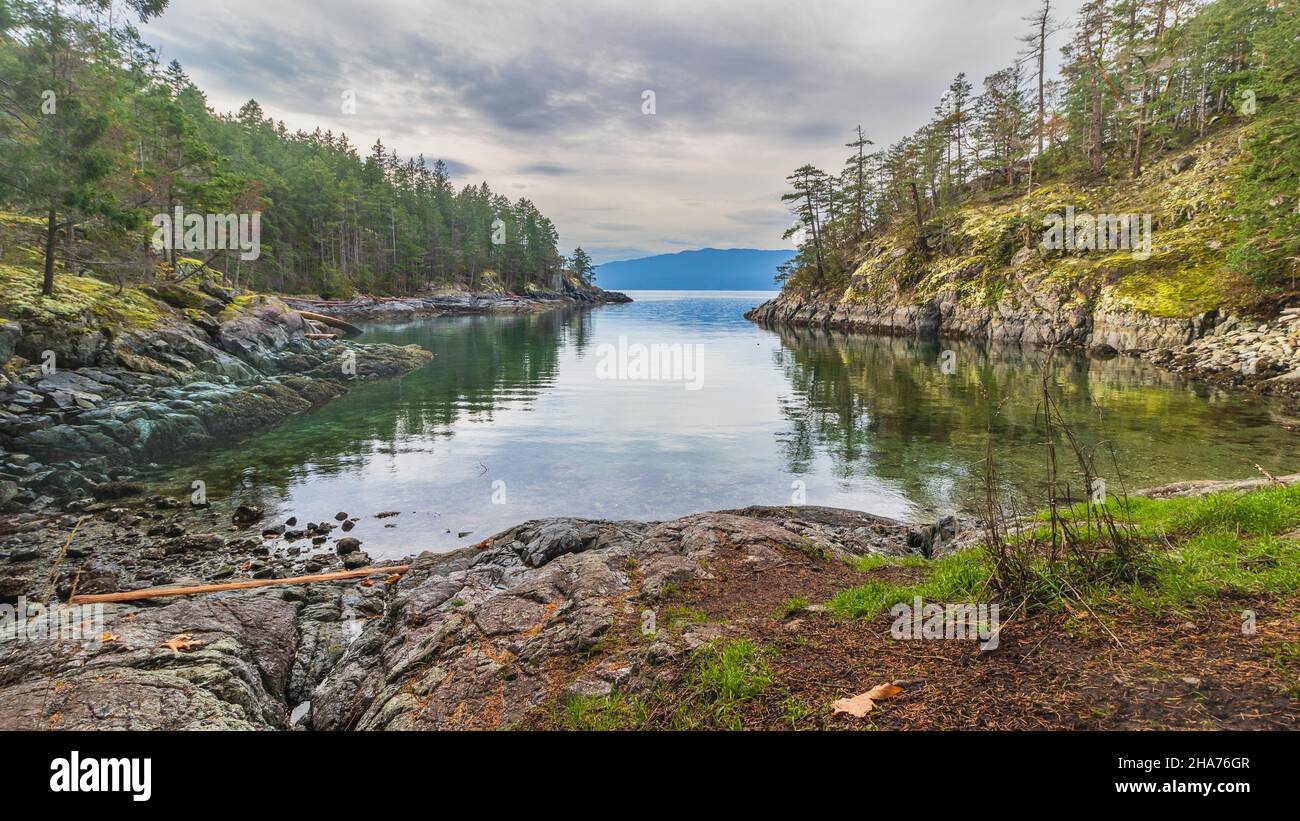 Beautiful Sunshine Coast in Sechelt, Canada Stock Photo - Alamy