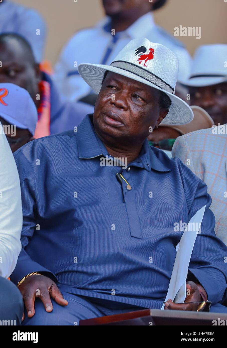 The Central Organisation of Trade Unions (Cotu) boss, Francis Atwoli is seen during the Azimio ...
