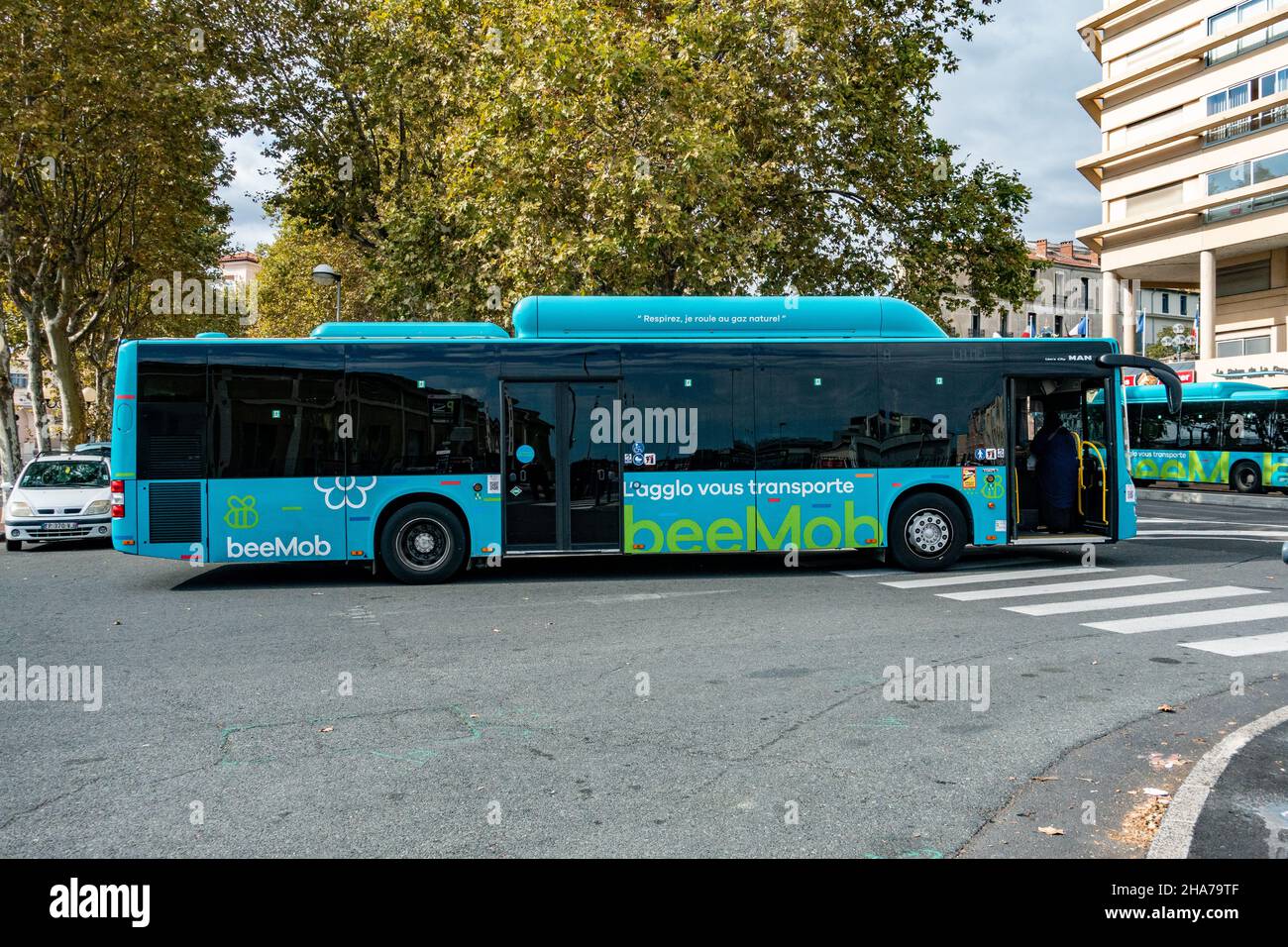French bus 2021 hi-res stock photography and images - Alamy