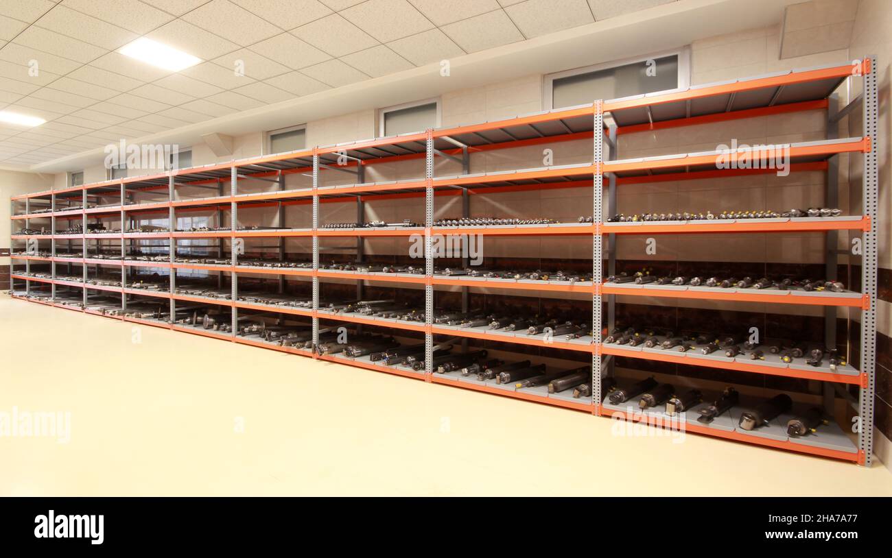 auto spare parts in factory Stock Photo - Alamy