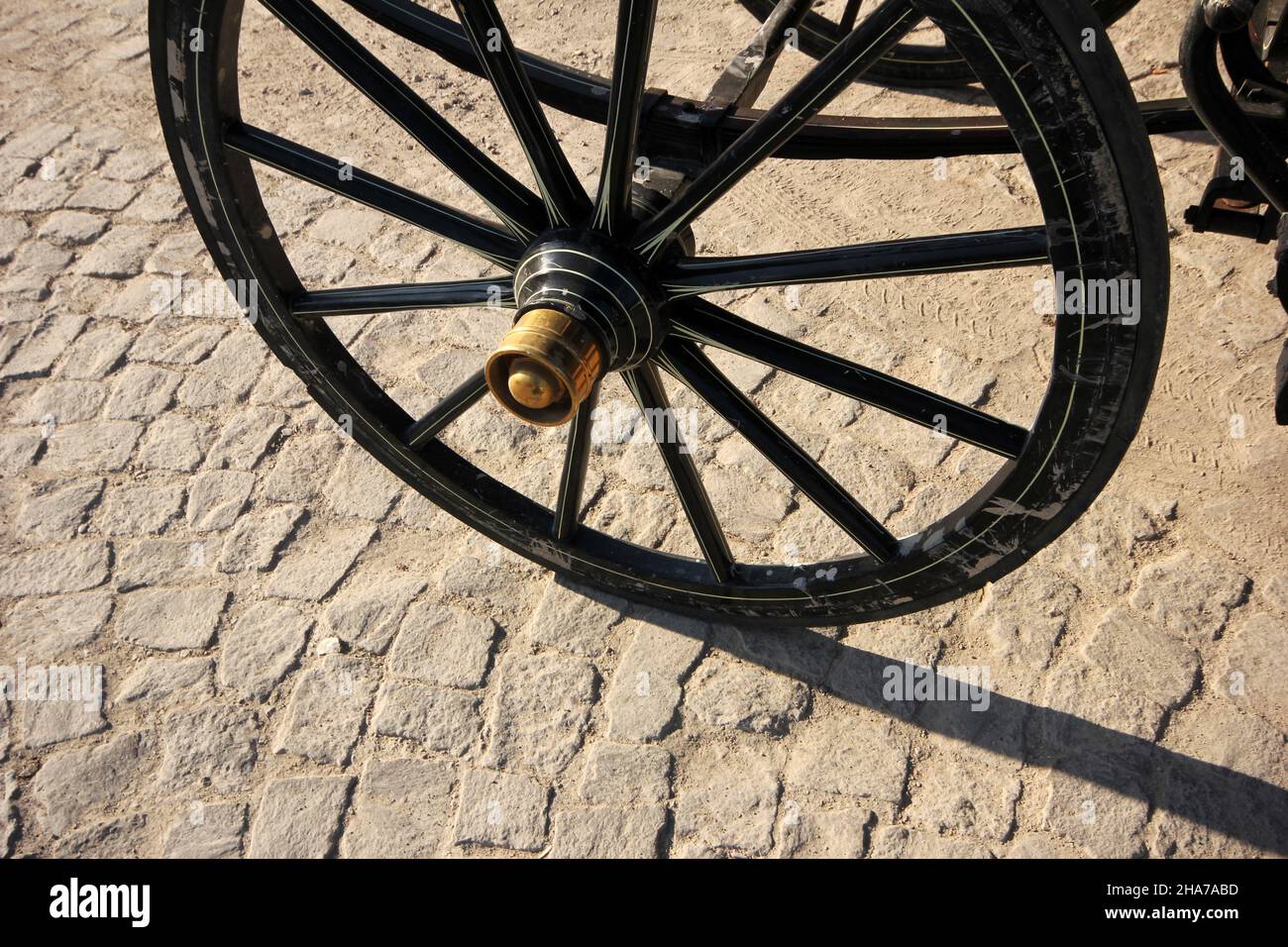wheels of old transport phaeton Stock Photo - Alamy