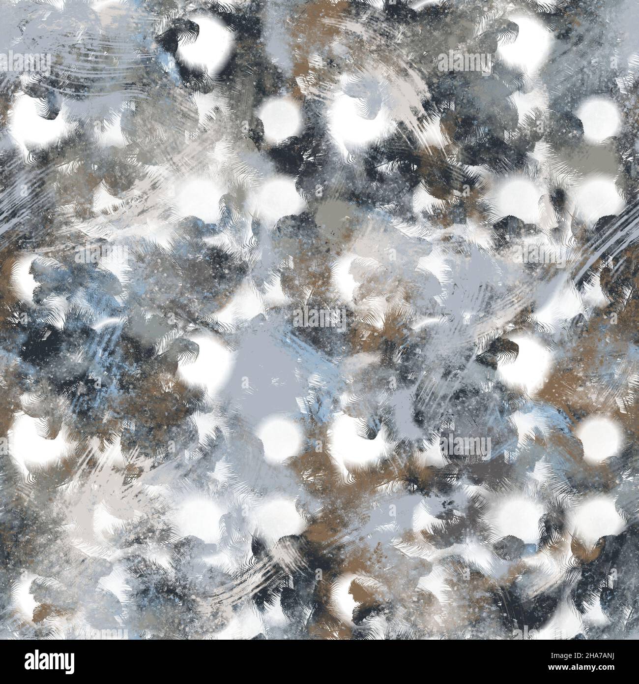 Seamless neutral tan and white distressed grungy motif surface pattern ...