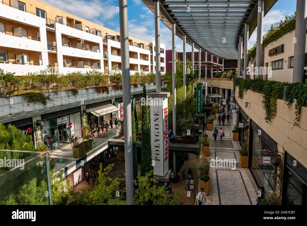 Polygone shopping centre, Béziers Stock Photo - Alamy
