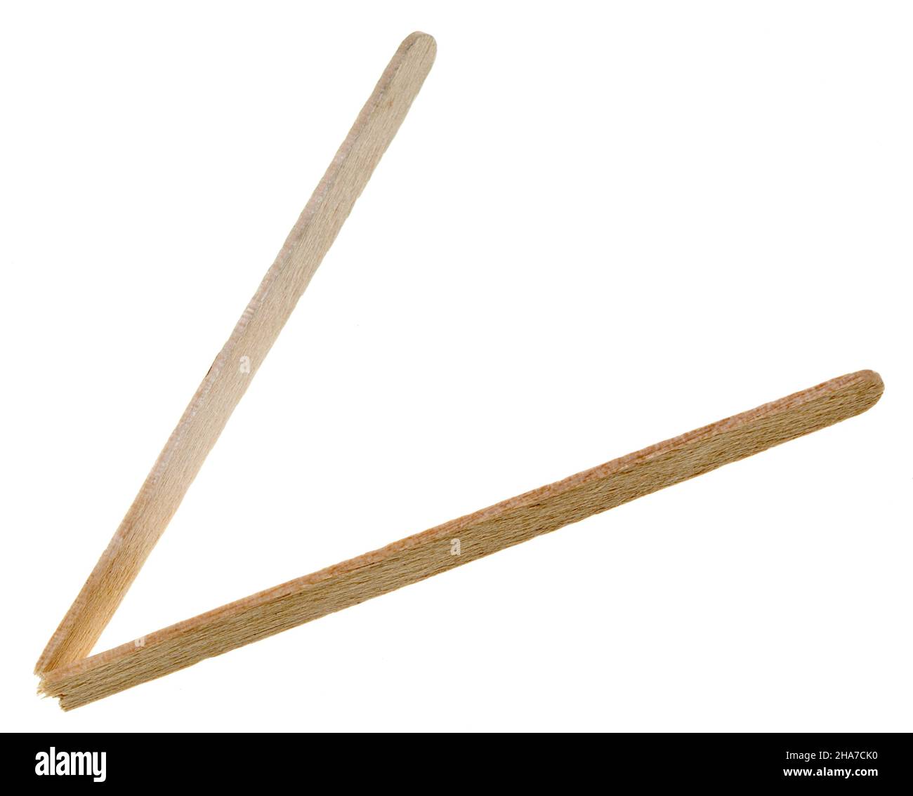 Broken sticks isolated on white background Stock Photo - Alamy