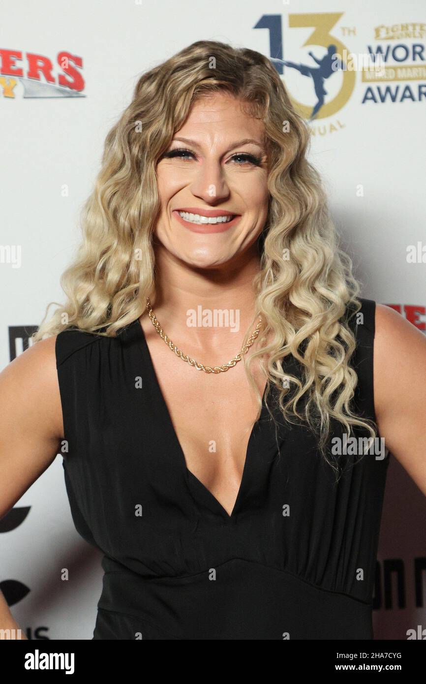Las Vegas, NV, USA. 10th Dec, 2021. Kayla Harrison at arrivals for 13th ...