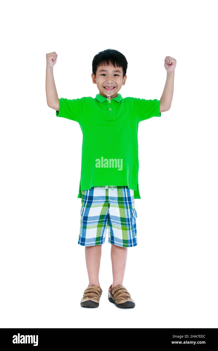 Kid Looking Up Full Body