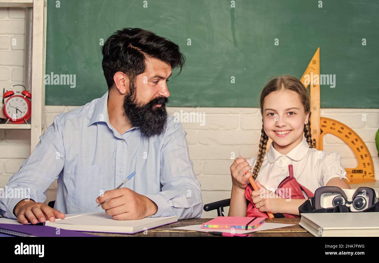 Lesson is finished. Task successfully done. Homeschooling with father ...