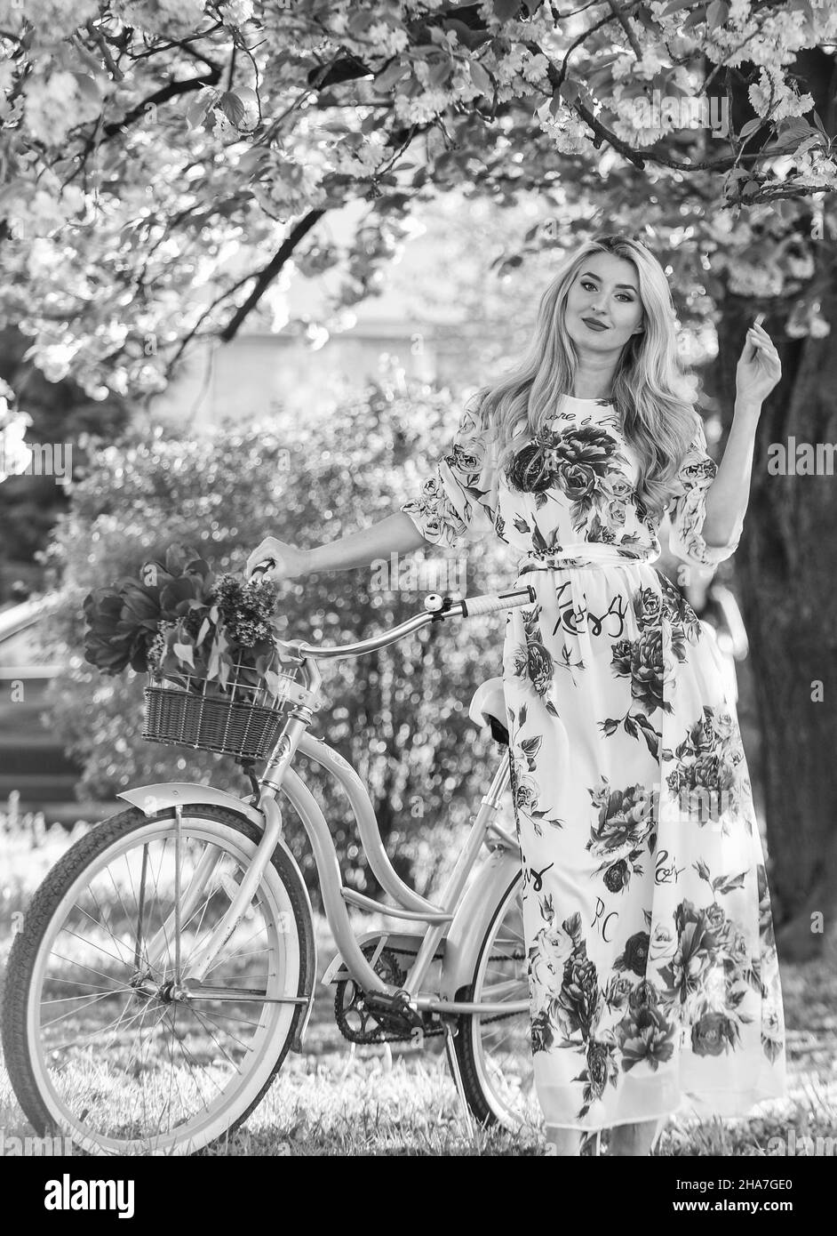 Real sakura flower Black and White Stock Photos & Images - Alamy