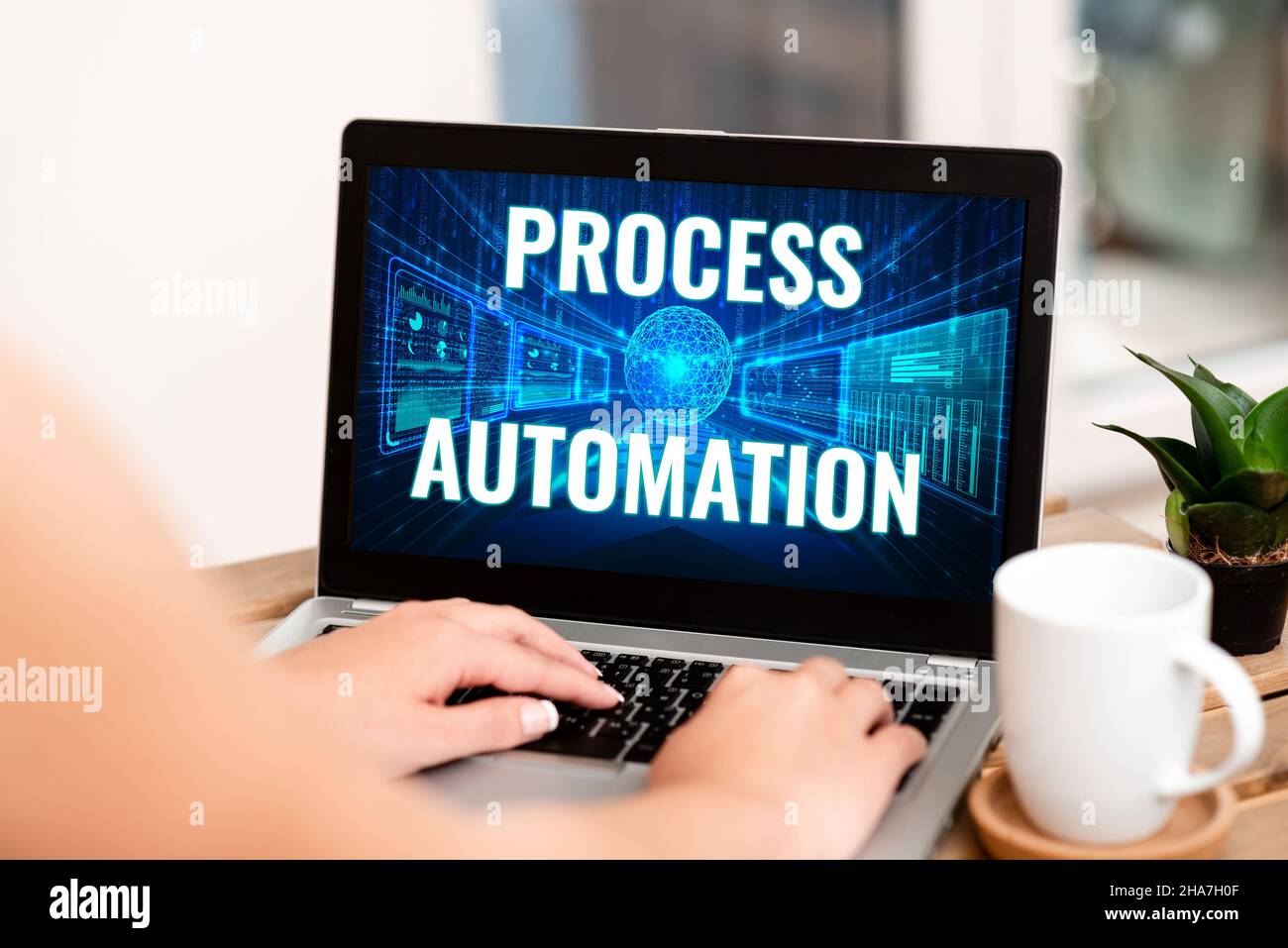 Text showing inspiration Process Automation. Business overview ...