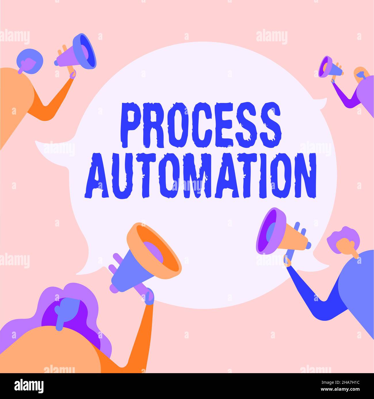 Sign displaying Process Automation. Conceptual photo Transformation ...