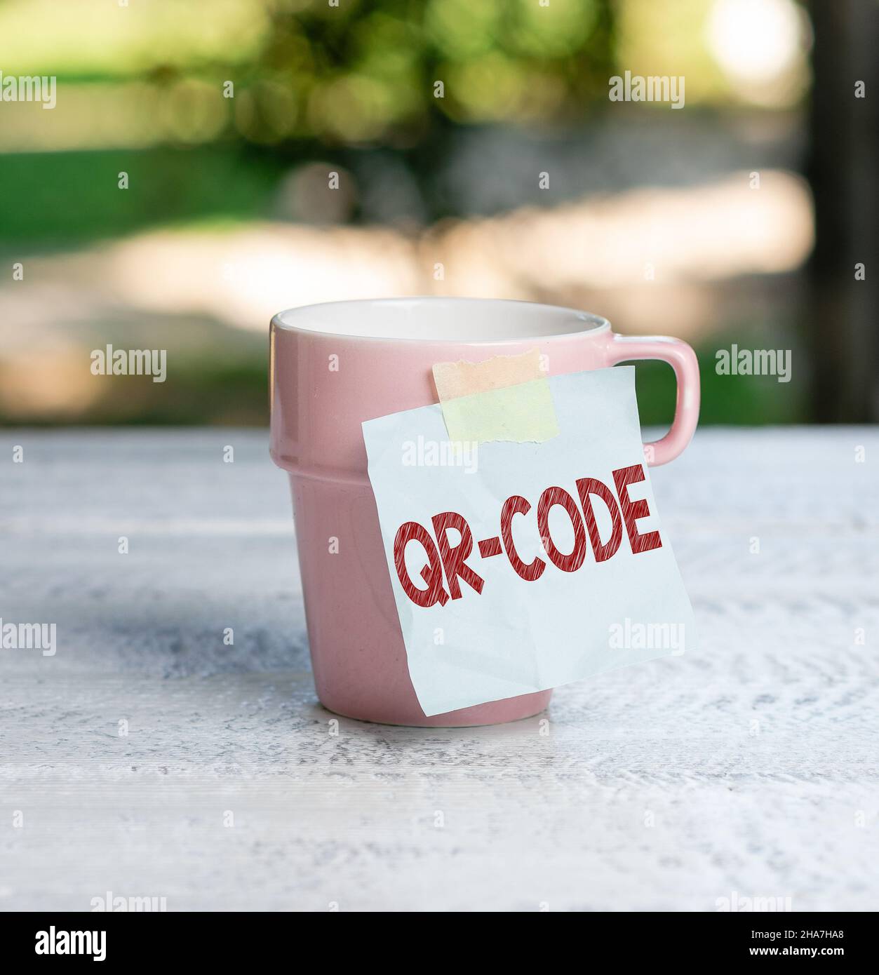 Conceptual caption Qr Code. Business overview the trademark for a type ...