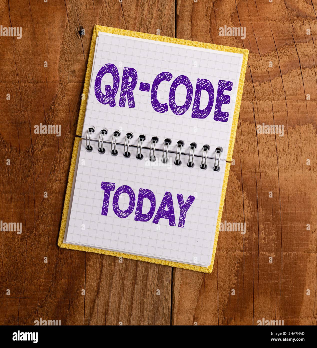 Conceptual caption Qr Code. Conceptual photo the trademark for a type ...