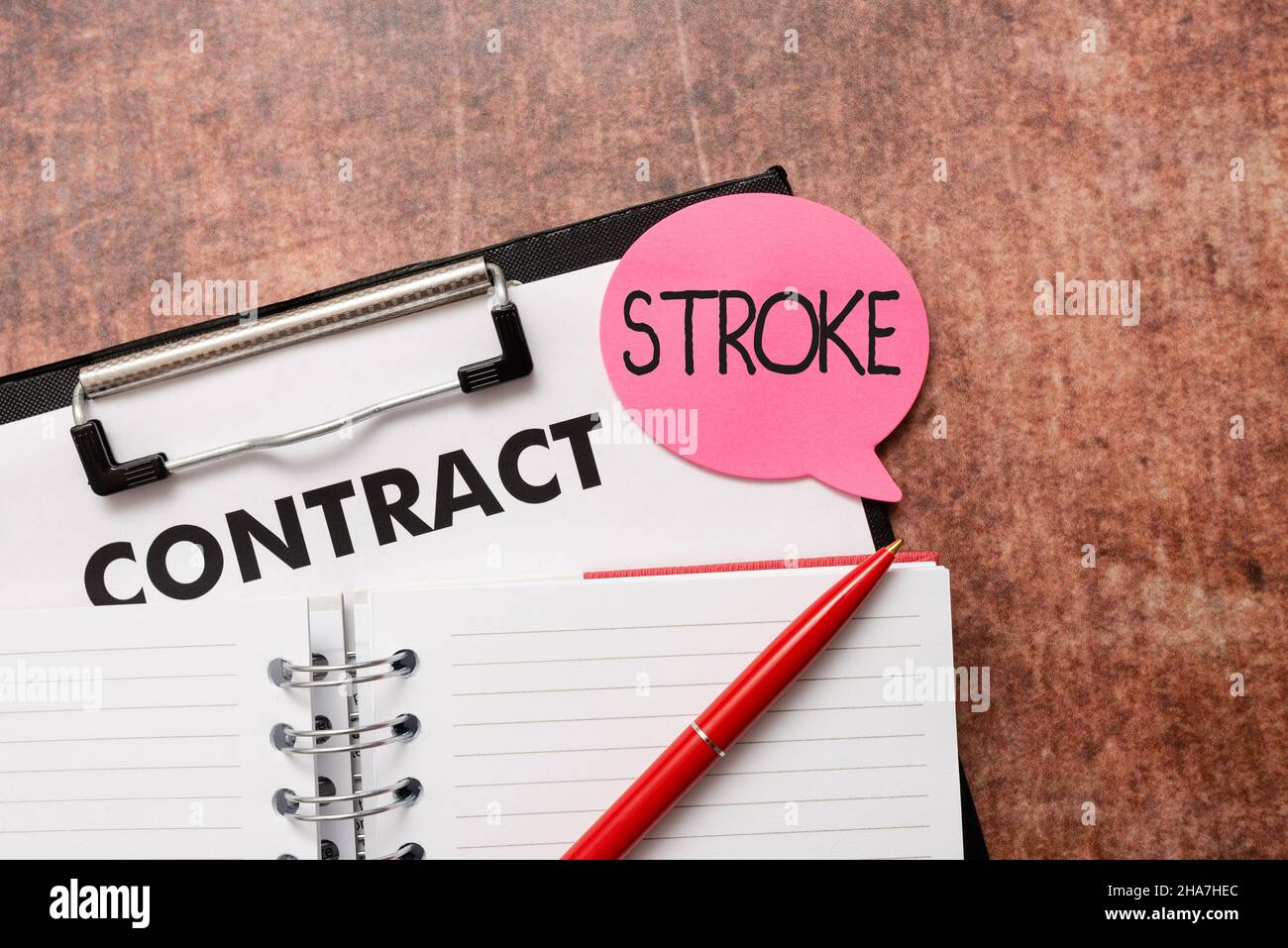 Hand writing sign Stroke. Business concept Patients losing ...