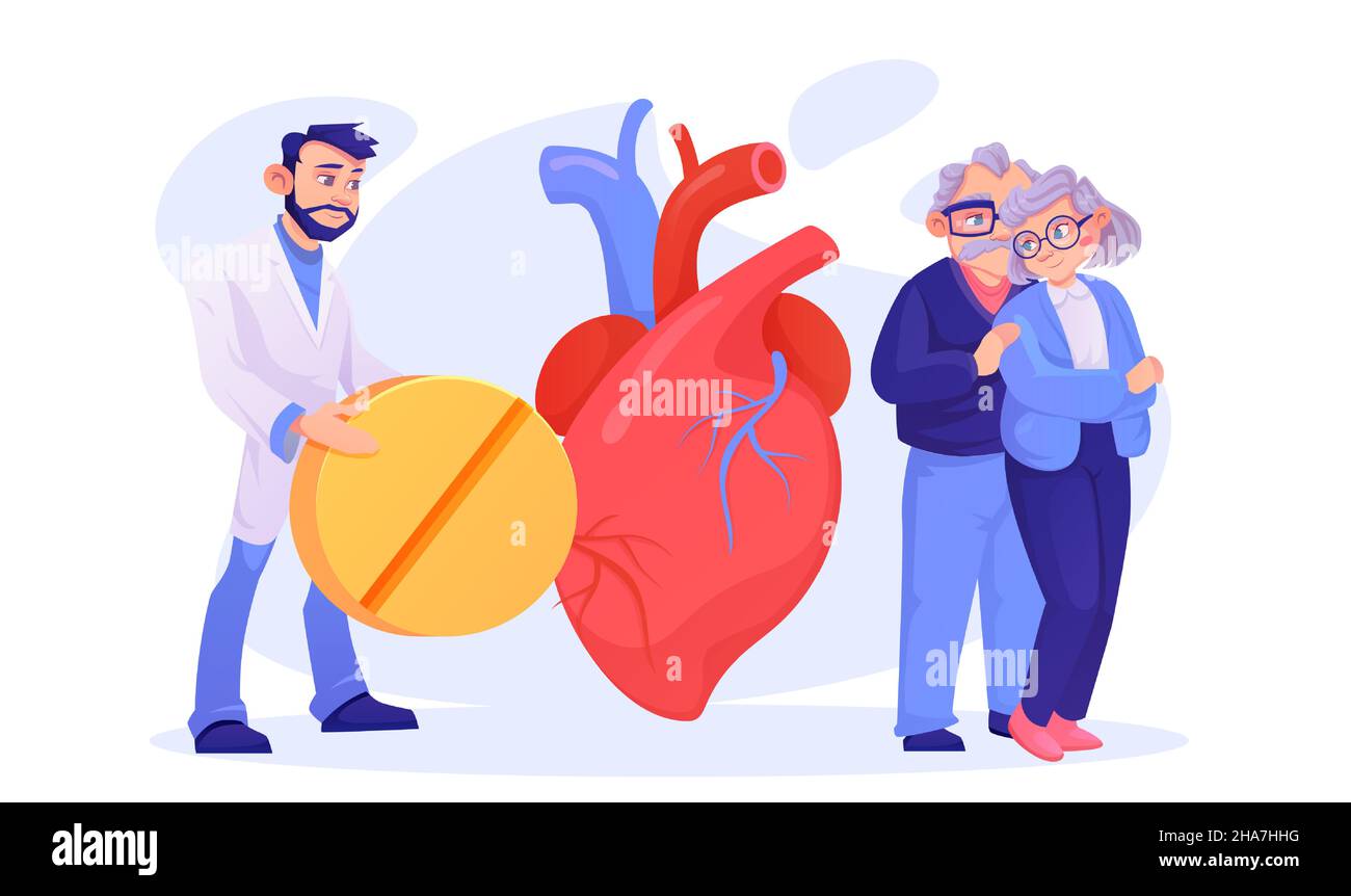 Happy doctor senior woman Stock Vector Images - Alamy